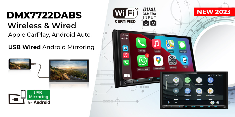 DMX7722DABS 6.8" Touch Screen multimedia system • KENWOOD UK